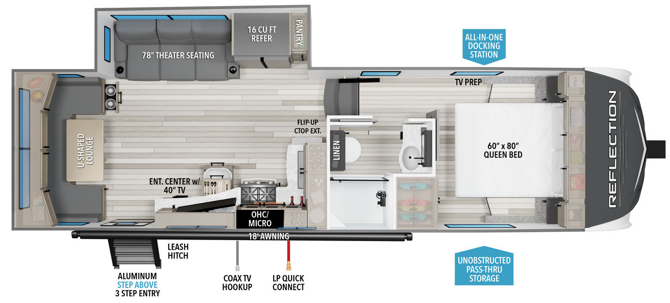 NEW 2025 Grand Design Reflection 150 Series 260RD | Four Seasons RV ...